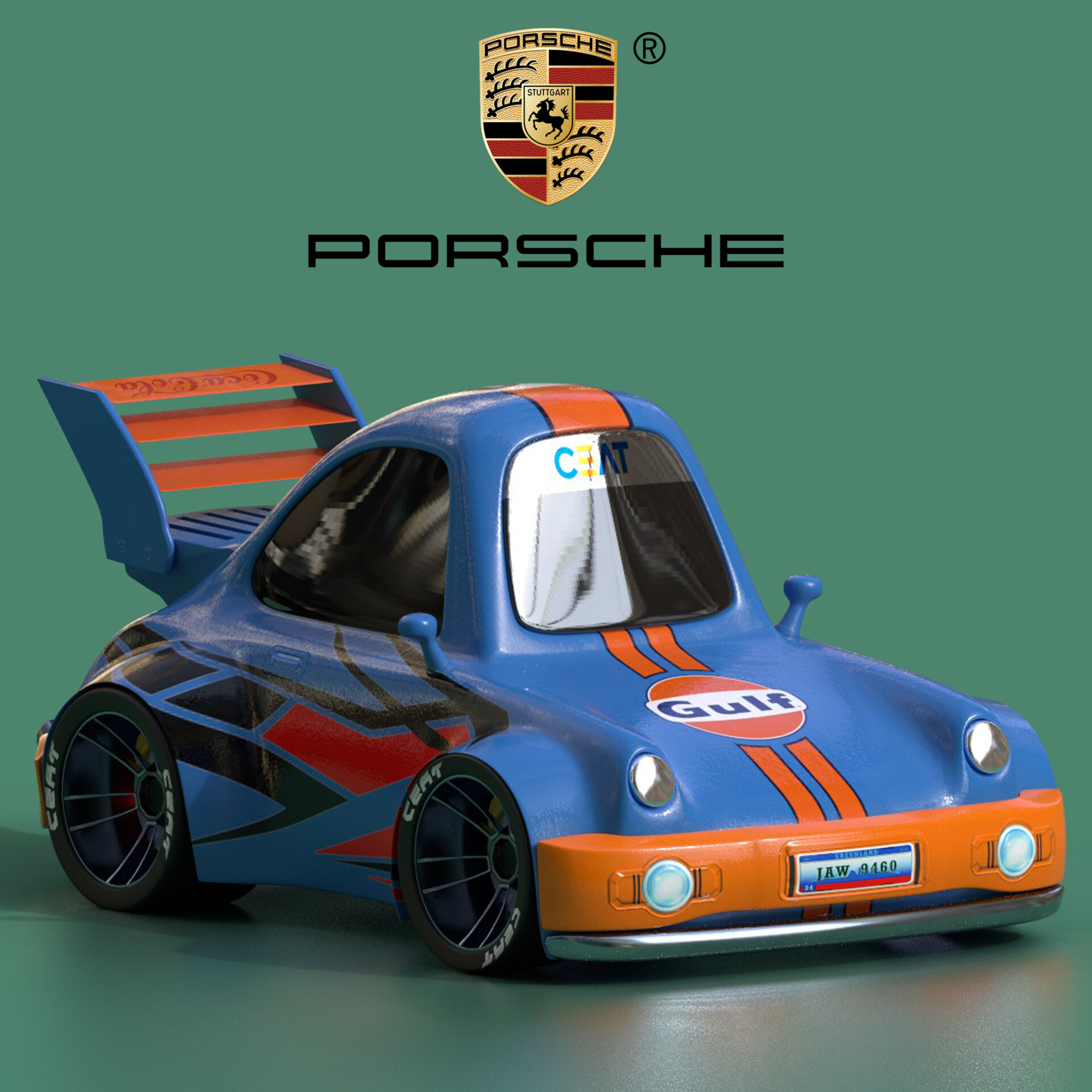 ArtStation - Porsche 964 RWB