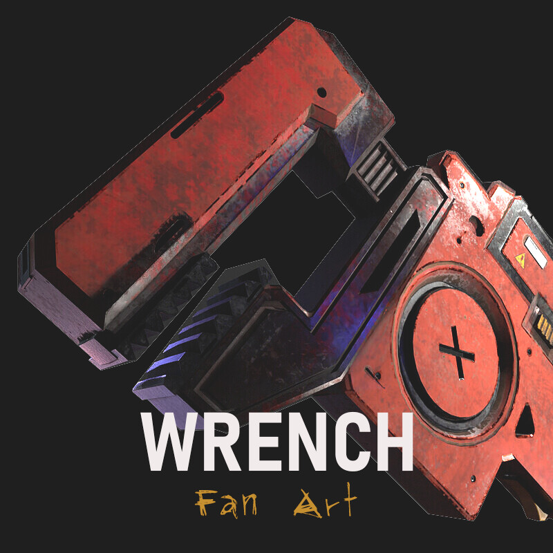 ArtStation - Wrench prop (Game Ready)