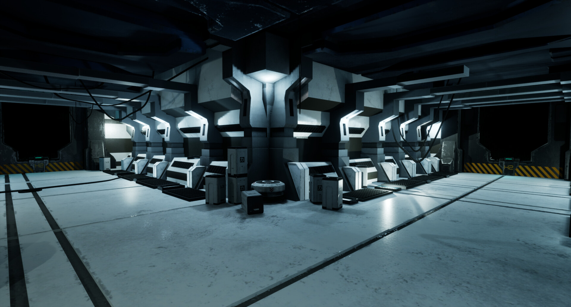 ArtStation - Space Hall Environment