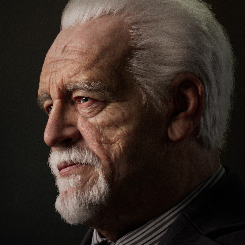 ArtStation - Succession - Logan Roy(Brian Cox)