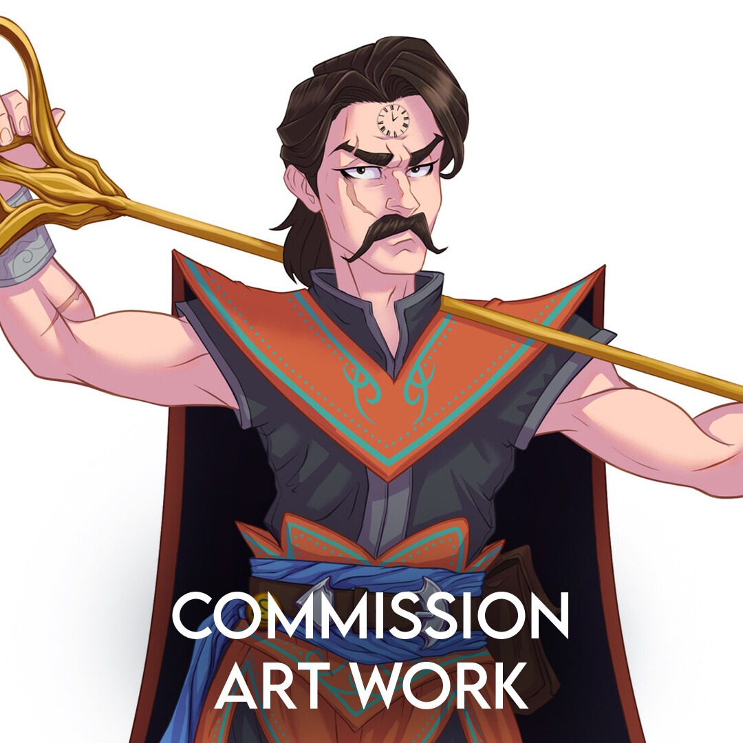 ArtStation - Commission - full body - shaded character