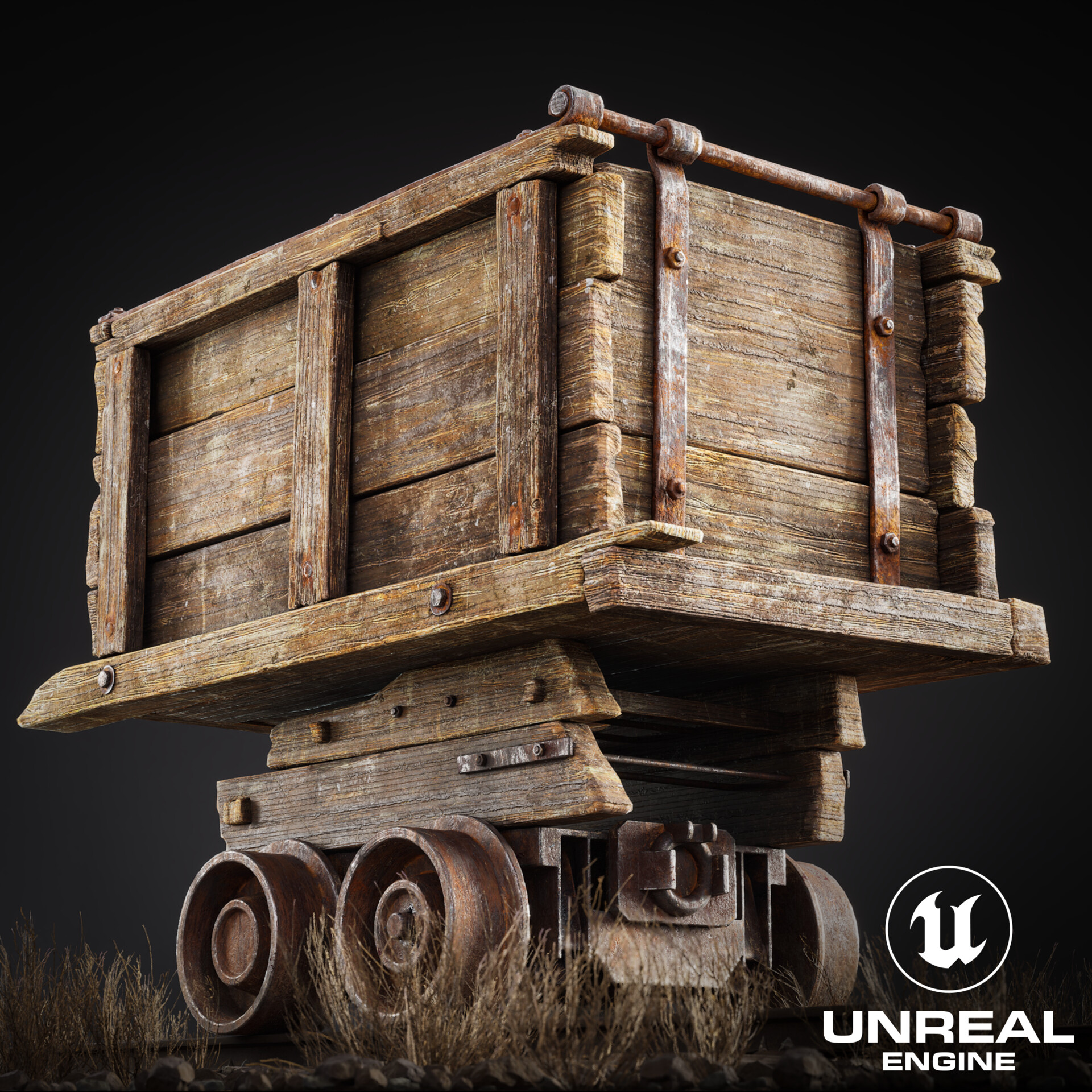 ArtStation - Mining Cart