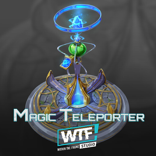 ArtStation - Stylized Magic Teleporter