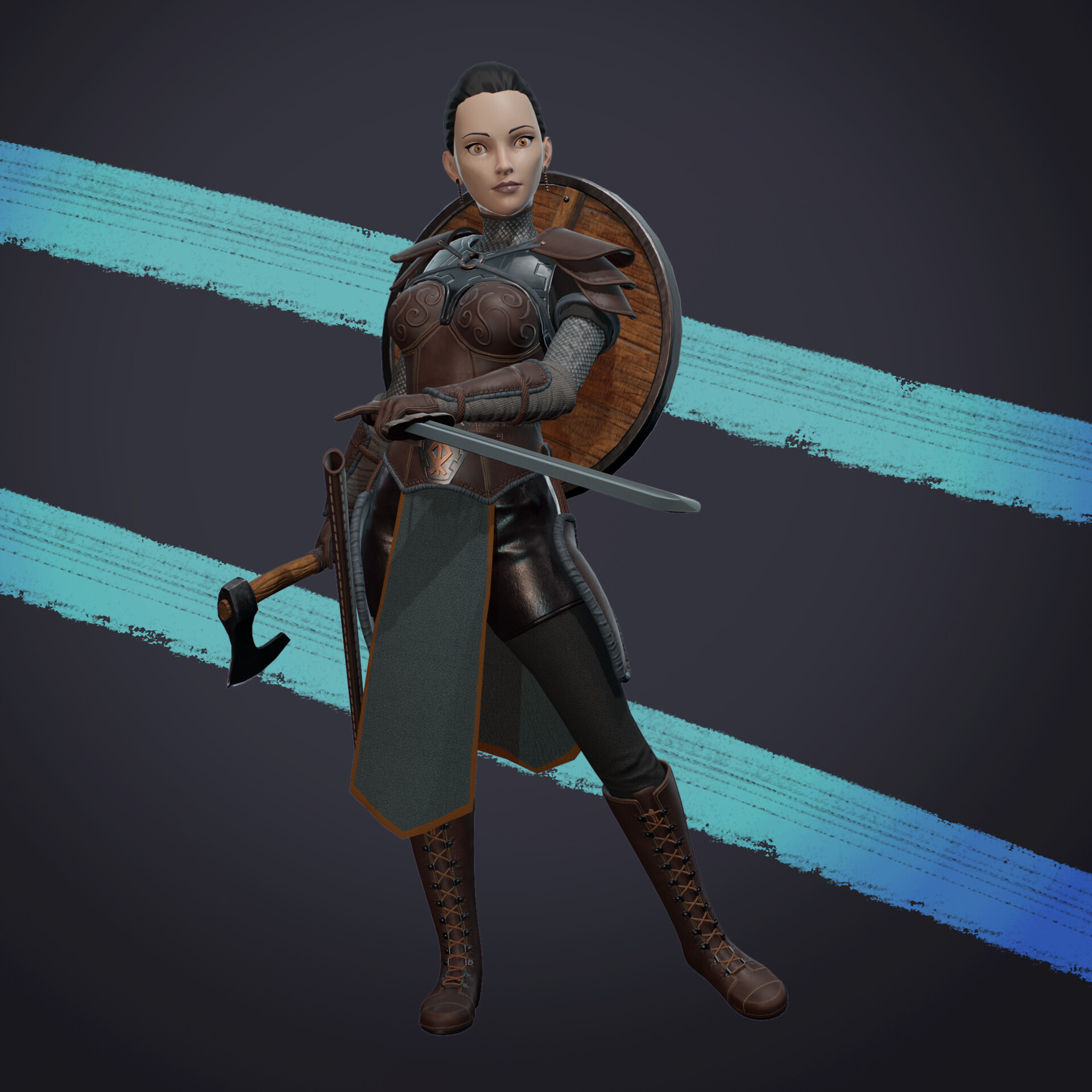 ArtStation - Viking warrior