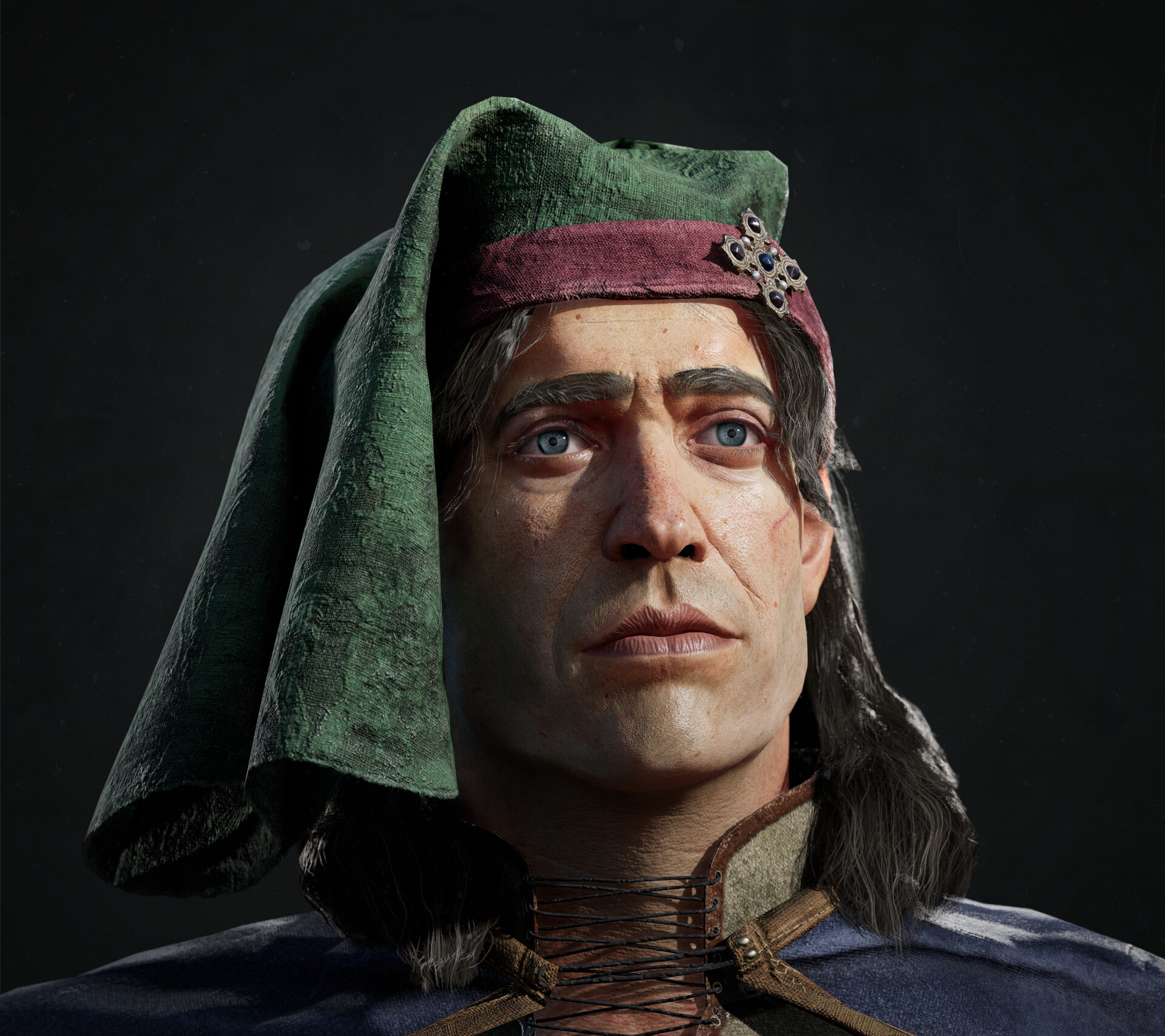 ArtStation - Richard von Wolfberg - A historical Character of 1475