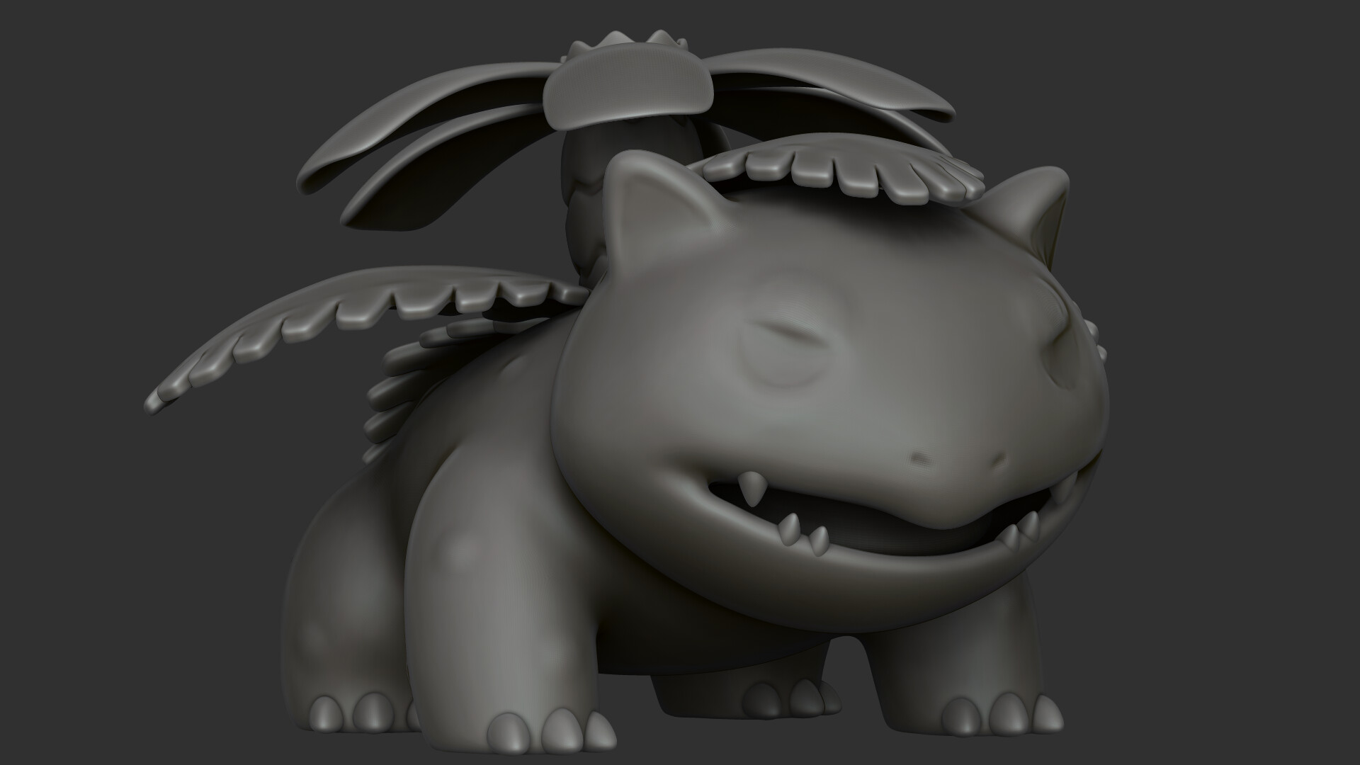 ArtStation - Pokemon Venusaur Sculpting ZBrush