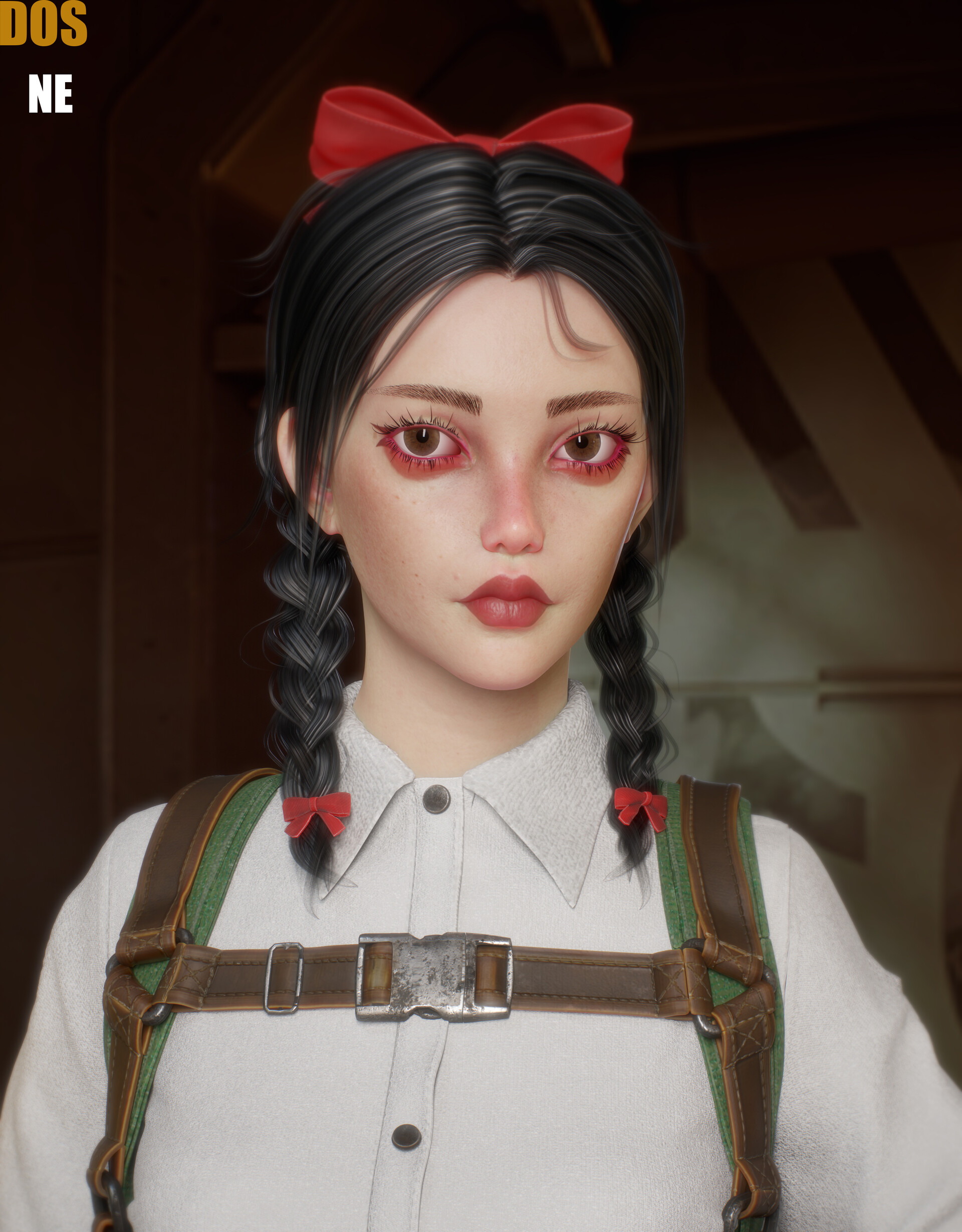 ArtStation - Toxic girl 3D