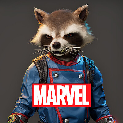 ArtStation - Rocket Raccoon - Annihilation Conquest
