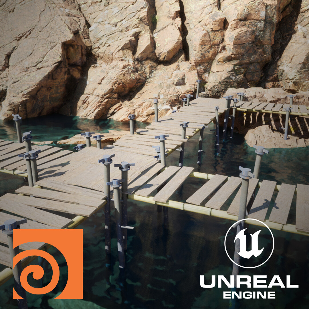 ArtStation - Procedural walkway tool