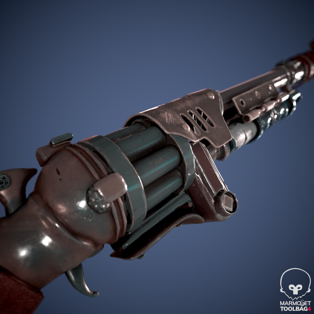 ArtStation - Shotgun Steampunk