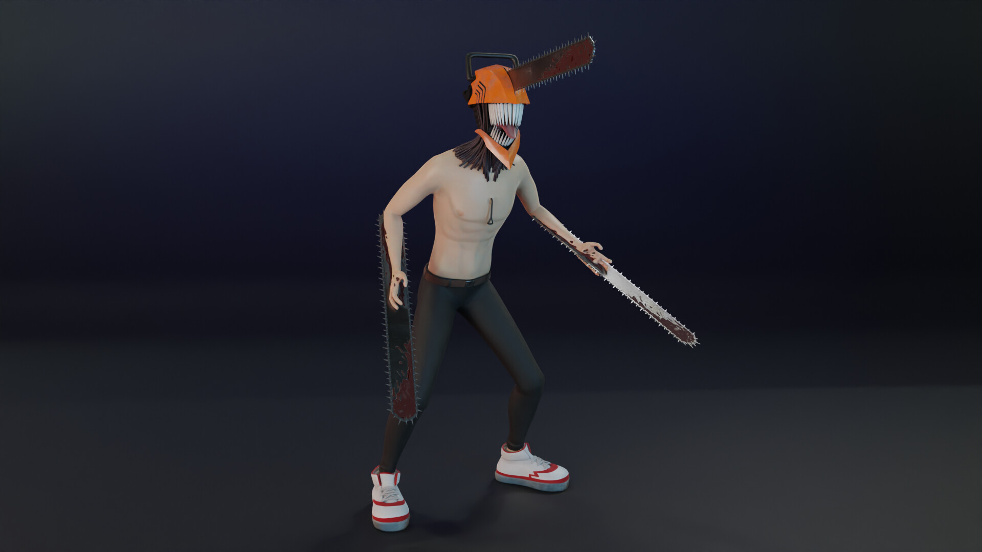 ArtStation - 3D Modeling and Texturing: Chainsaw Man