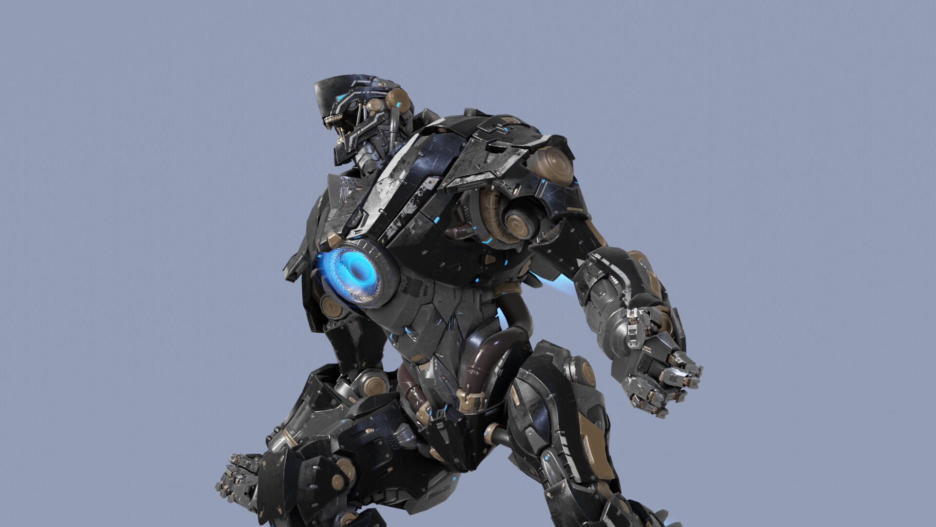 ArtStation - Animation and Rig Mecha_Sovereign Sentry