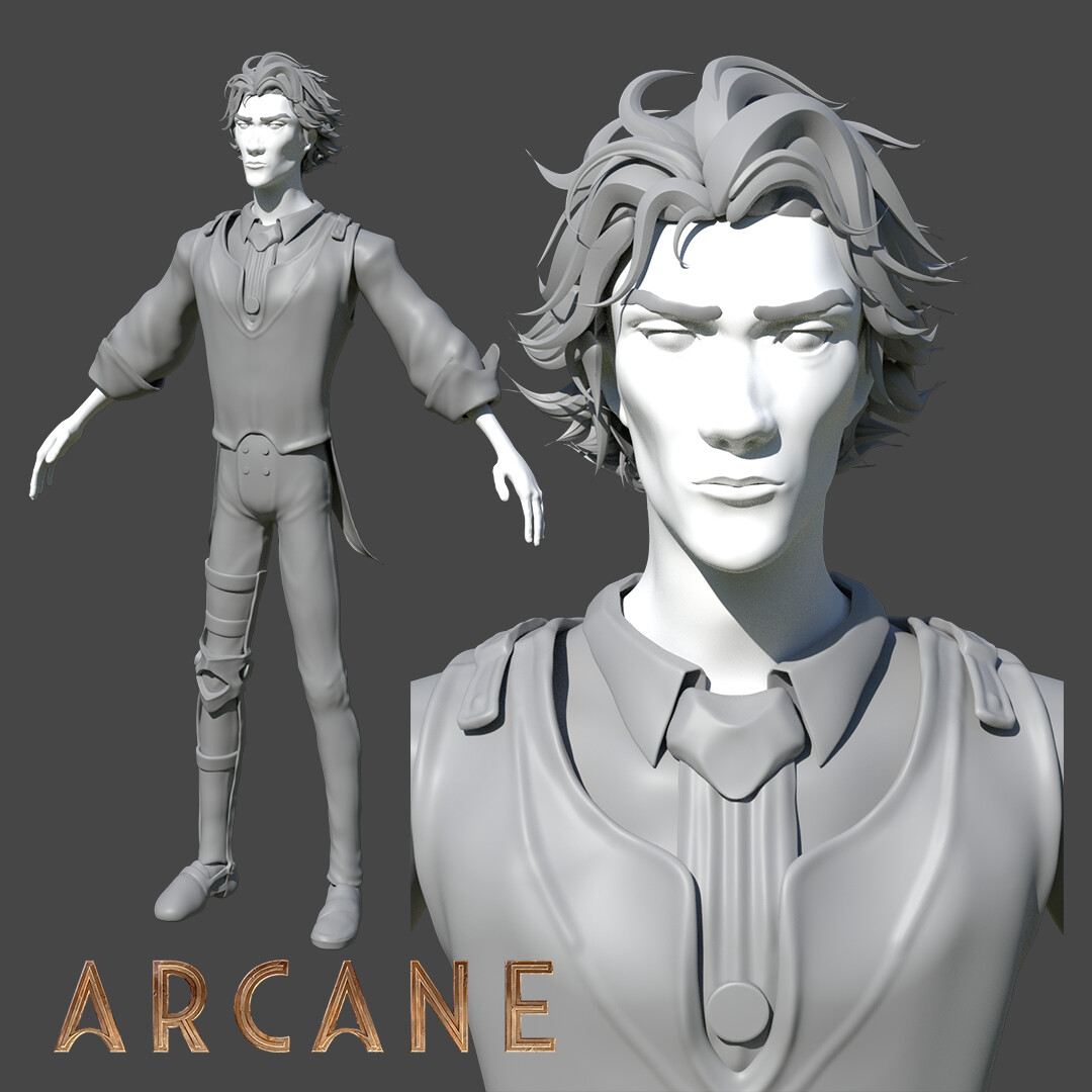 ArtStation - Arcane Viktor Fan Sculpt