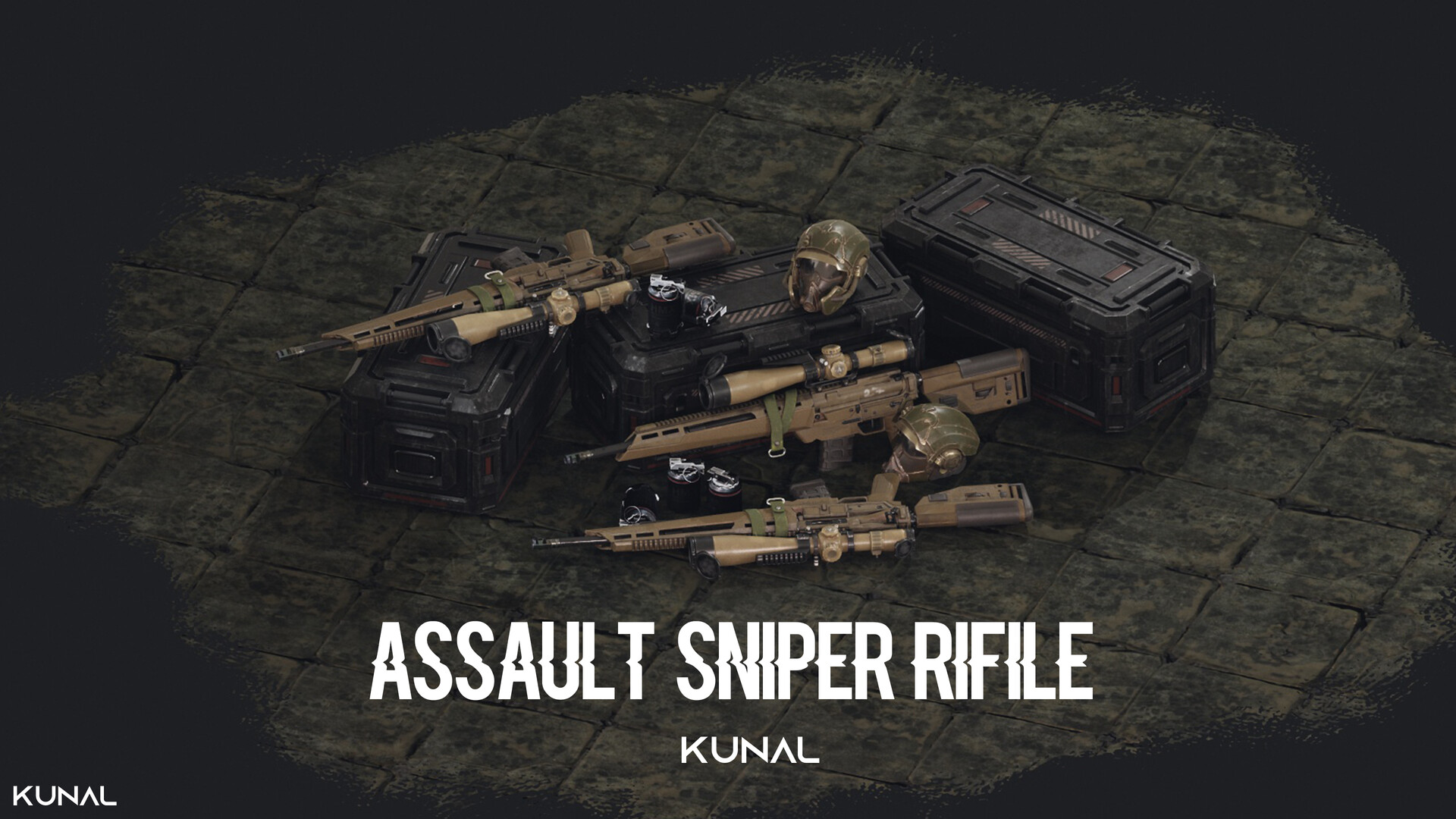 ArtStation - Assault Sniper Rifile