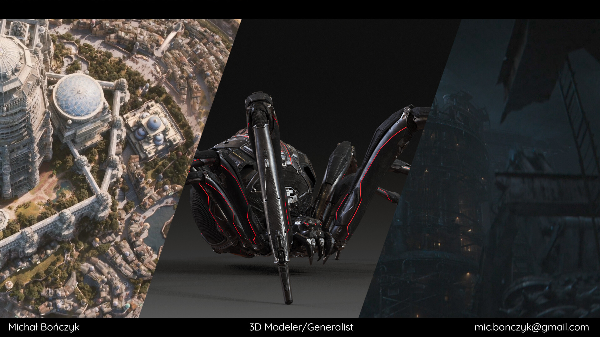 ArtStation - Demo Reel 2023: 3D Modeler/Generalist Michał Bończyk