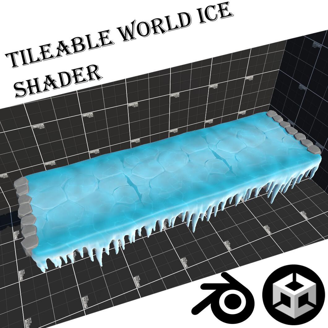 ArtStation - Tileable World Ice Shader