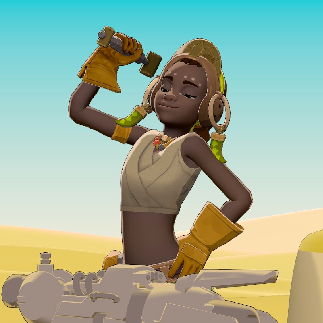 Nick Kinteris - Acting with a Prop Animation - Efi Oladele Rig