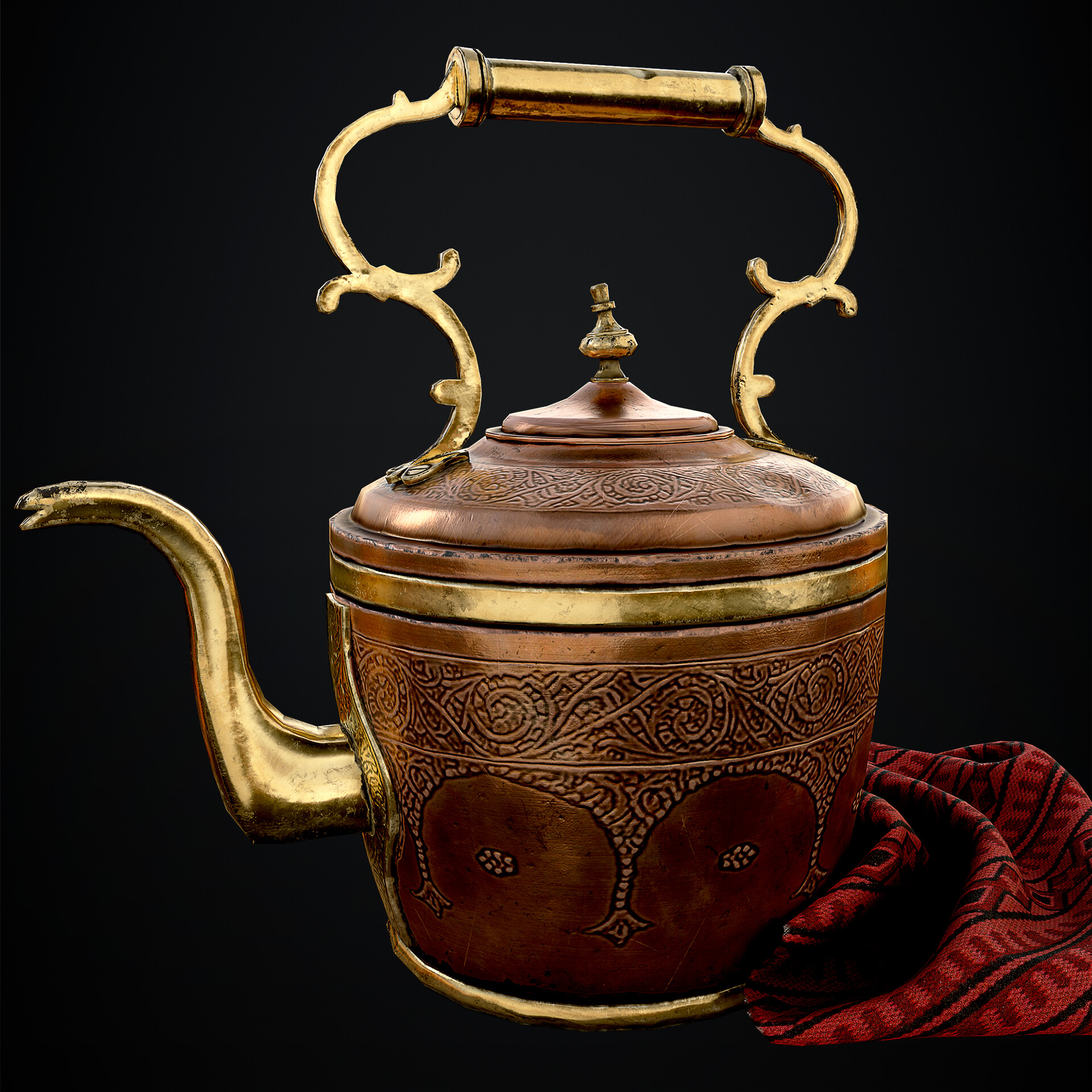 ArtStation - Middle Eastern Kettle