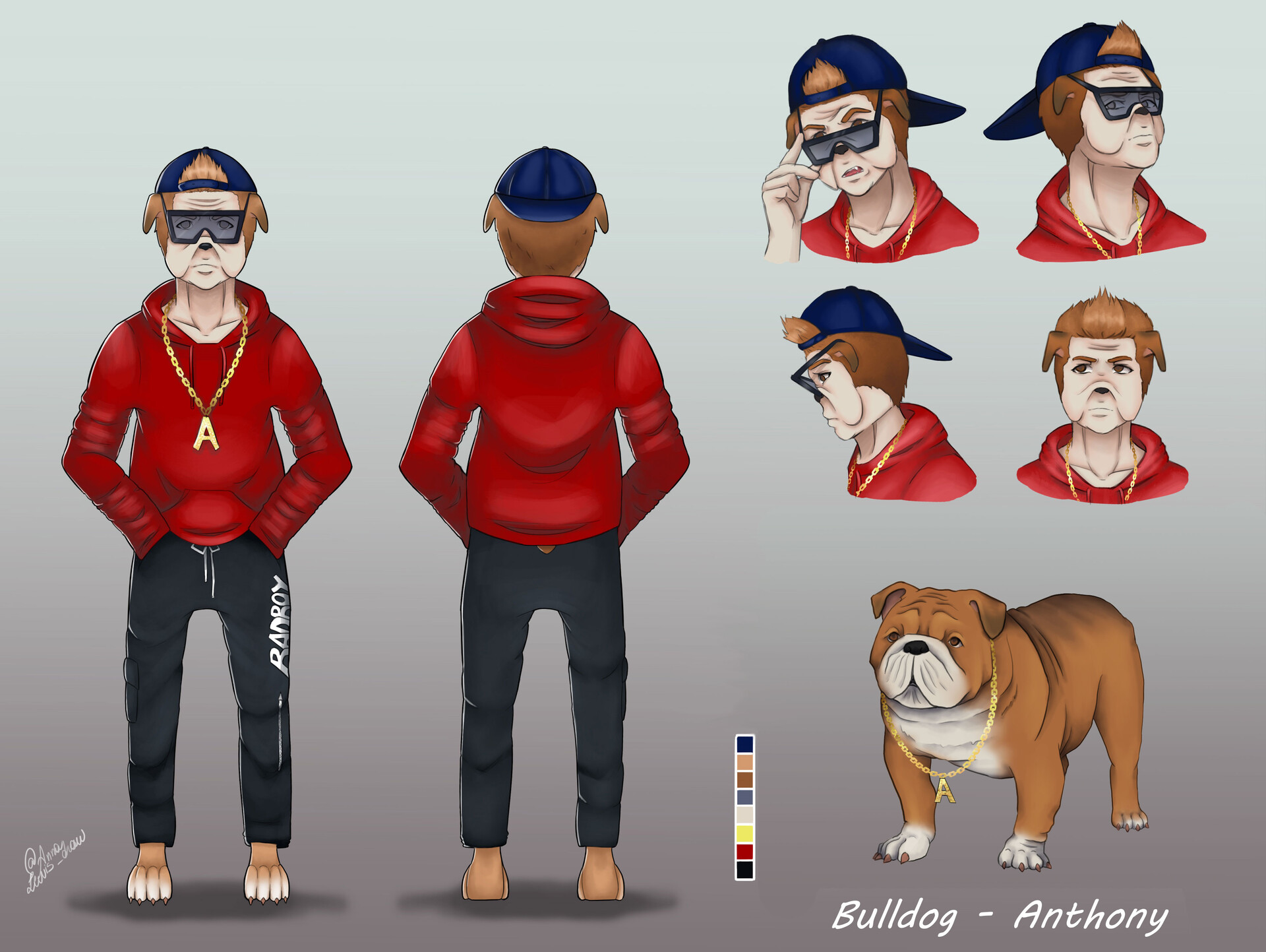 ArtStation - Bulldog - Anthony