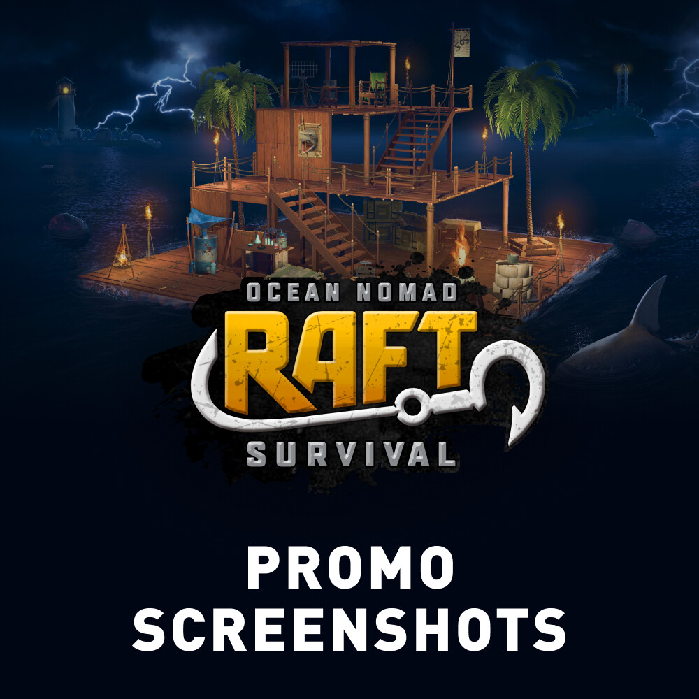 ArtStation - Ocean Nomad Raft Survival | Promo Materials