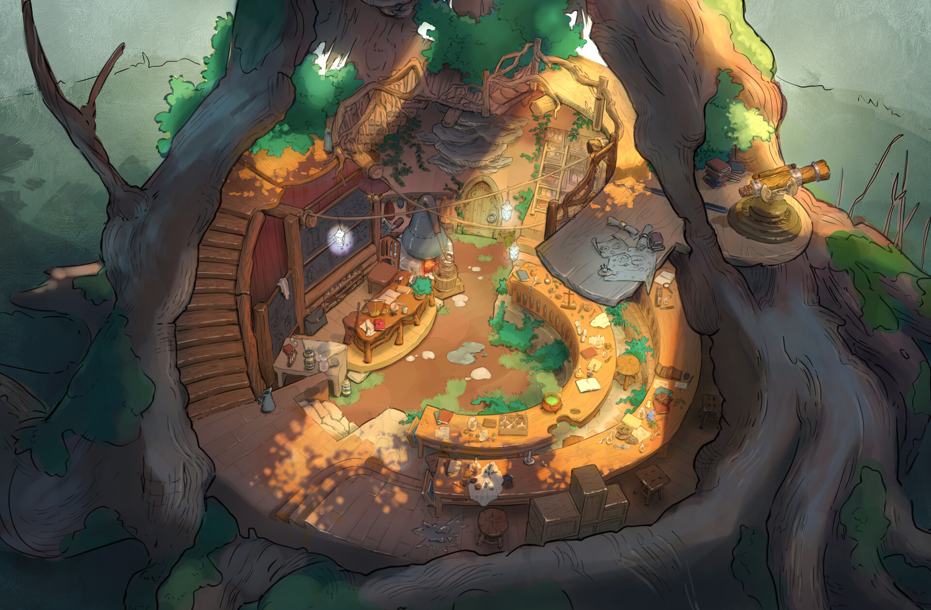 ArtStation - Alchemy Classroom