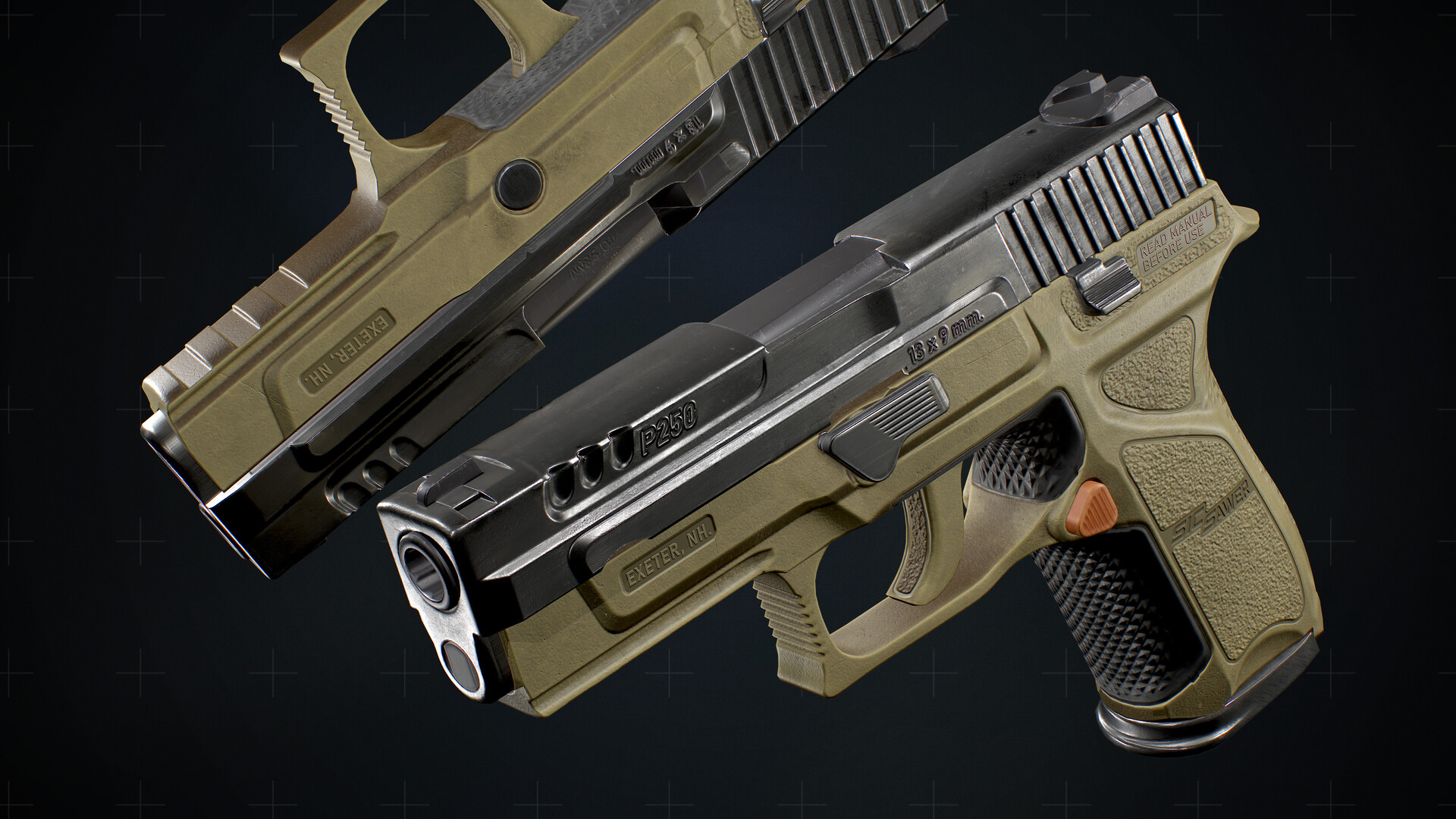 ArtStation - P250 skins for cs2 collection