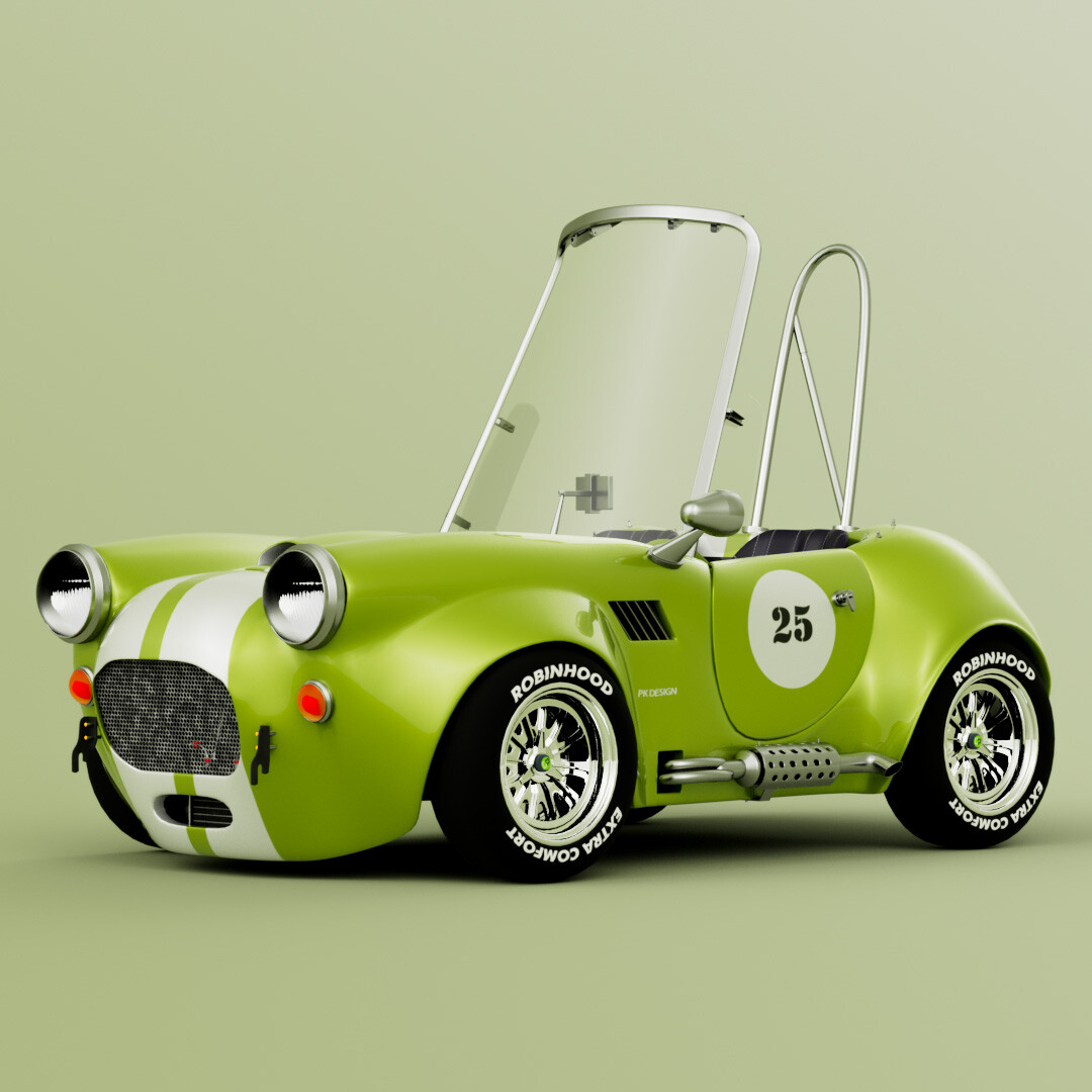 ArtStation - Cartoon Car 3D Model