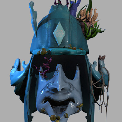 ArtStation - (FAN ART) - The Helmet of the Flooded Islands King