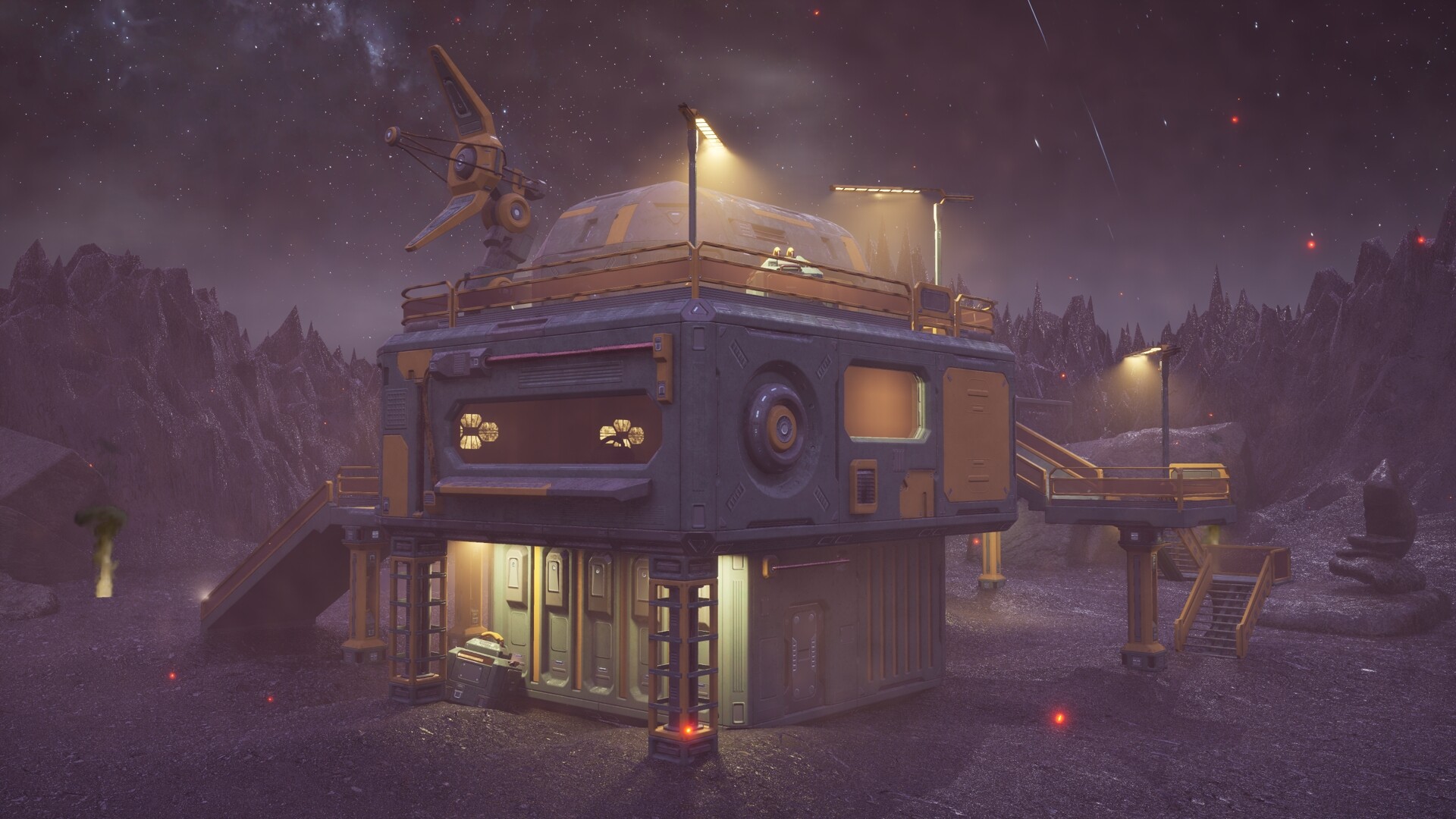 ArtStation - Modular Sci-Fi Base