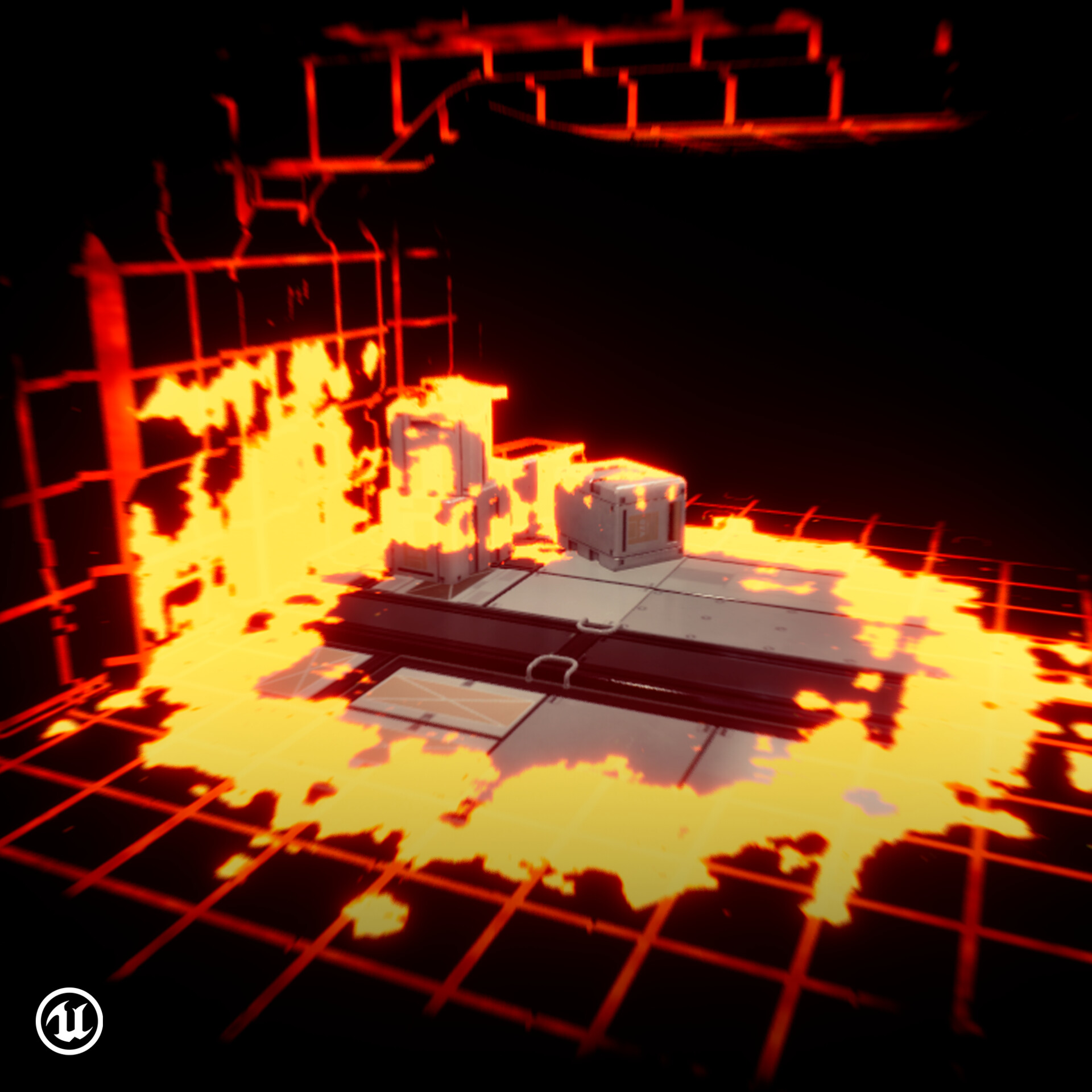 ArtStation - Unreal Engine 5: Glitch Effect - Post Process Material