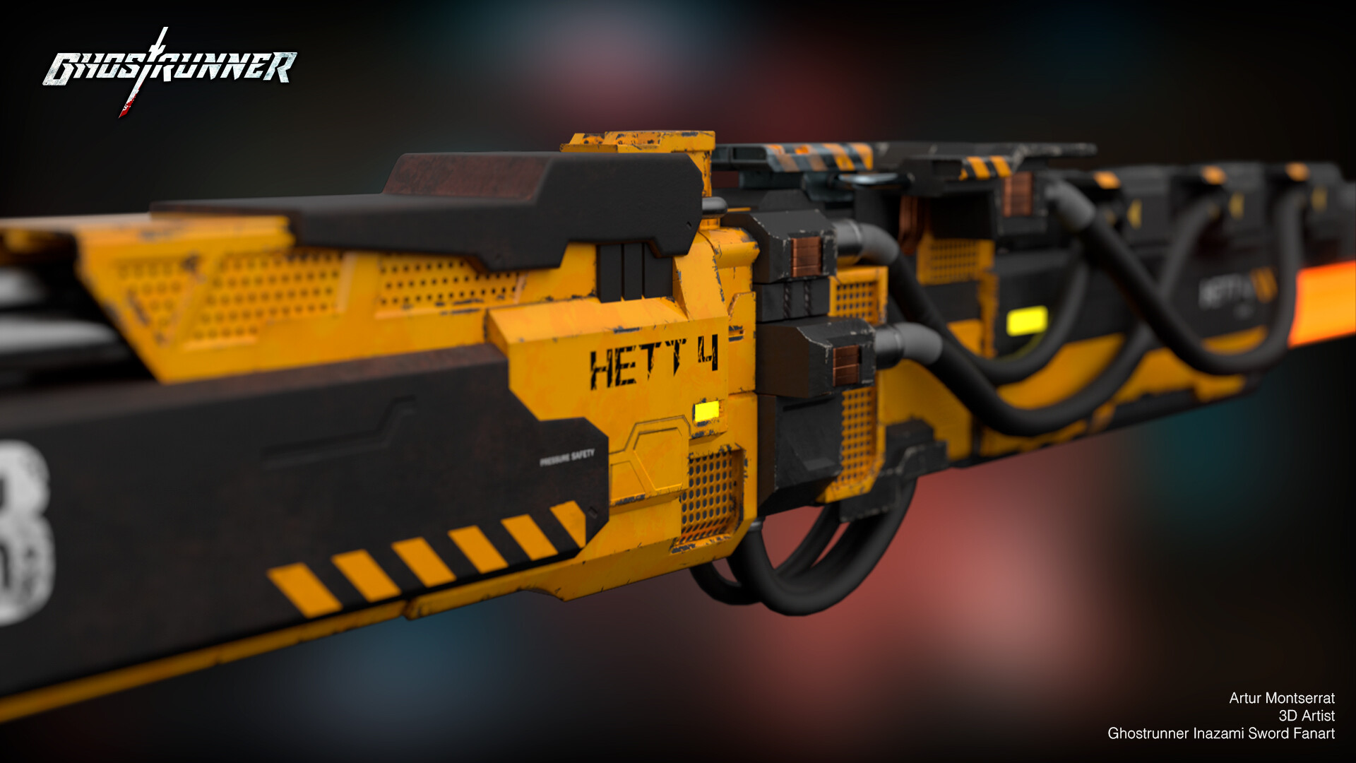 ArtStation - Ghostrunner Inazami Sword - Fan Art