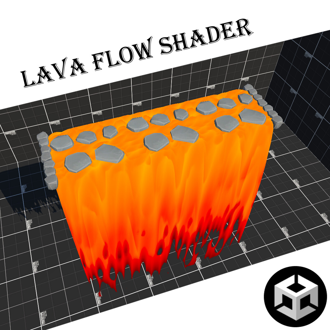 ArtStation - Lava flow Shader