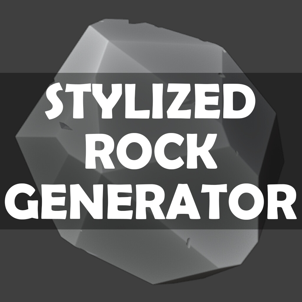 ArtStation - Stylized Rock Generator