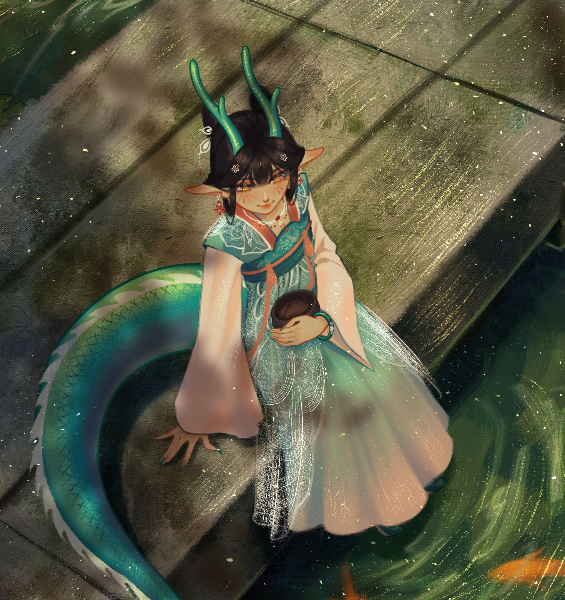 ArtStation - dragon girl