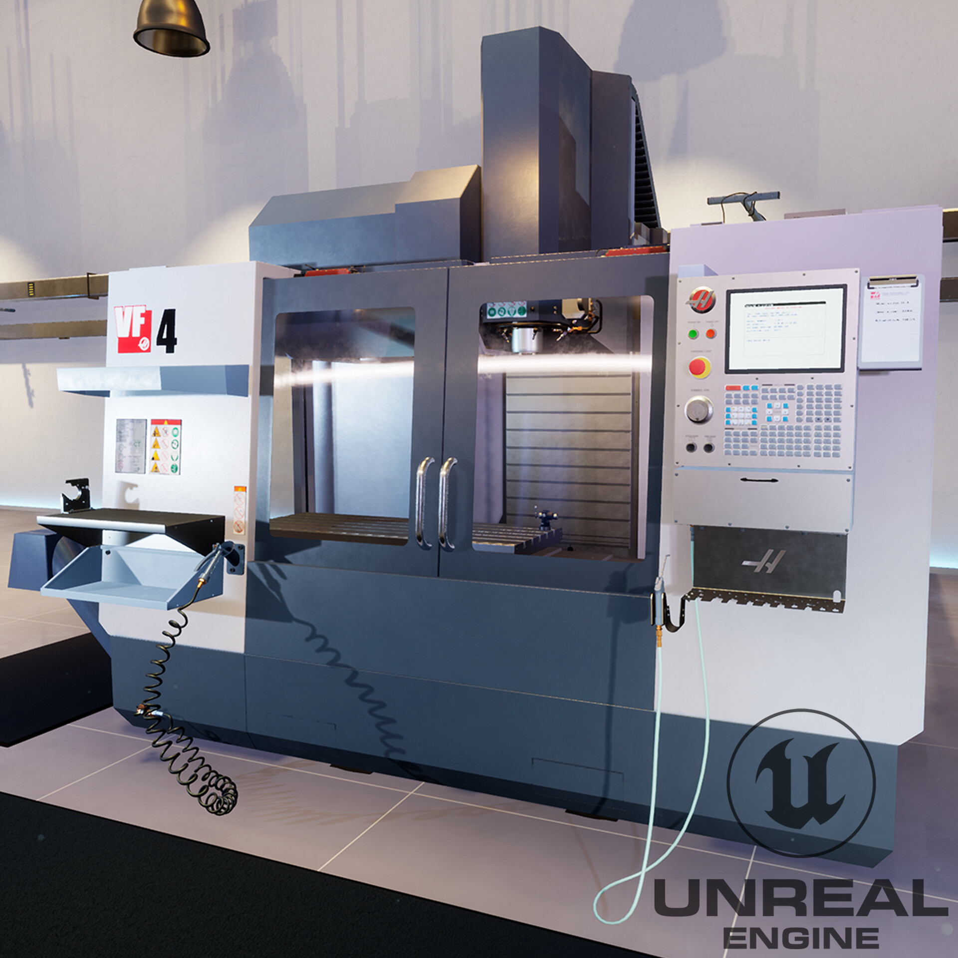 ArtStation - HAAS VF4 Vertical Machining center