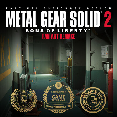 ArtStation - Metal Gear Solid 2 [Fan Art]