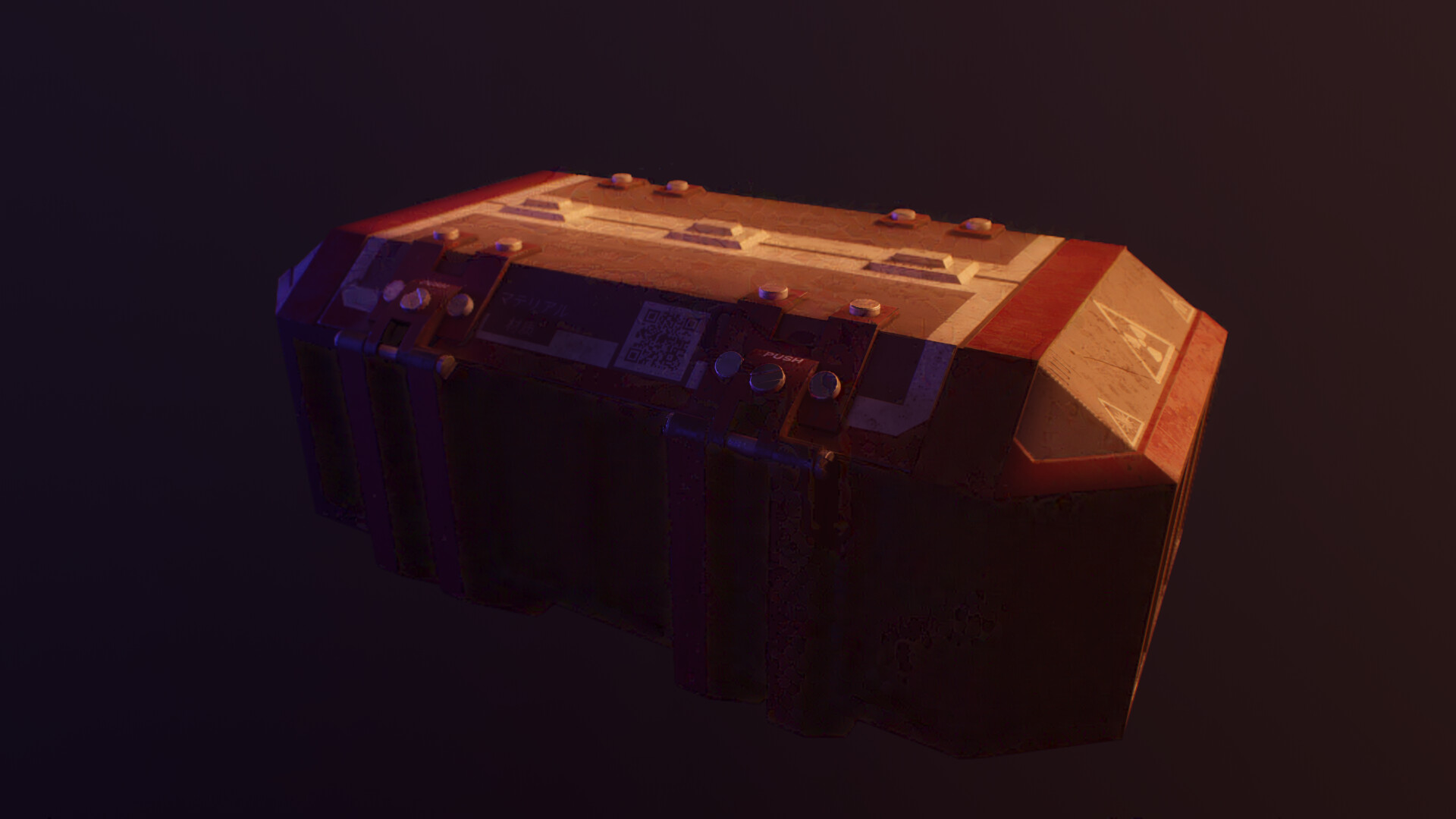 ArtStation - Sci Fi Space Style Storage Box