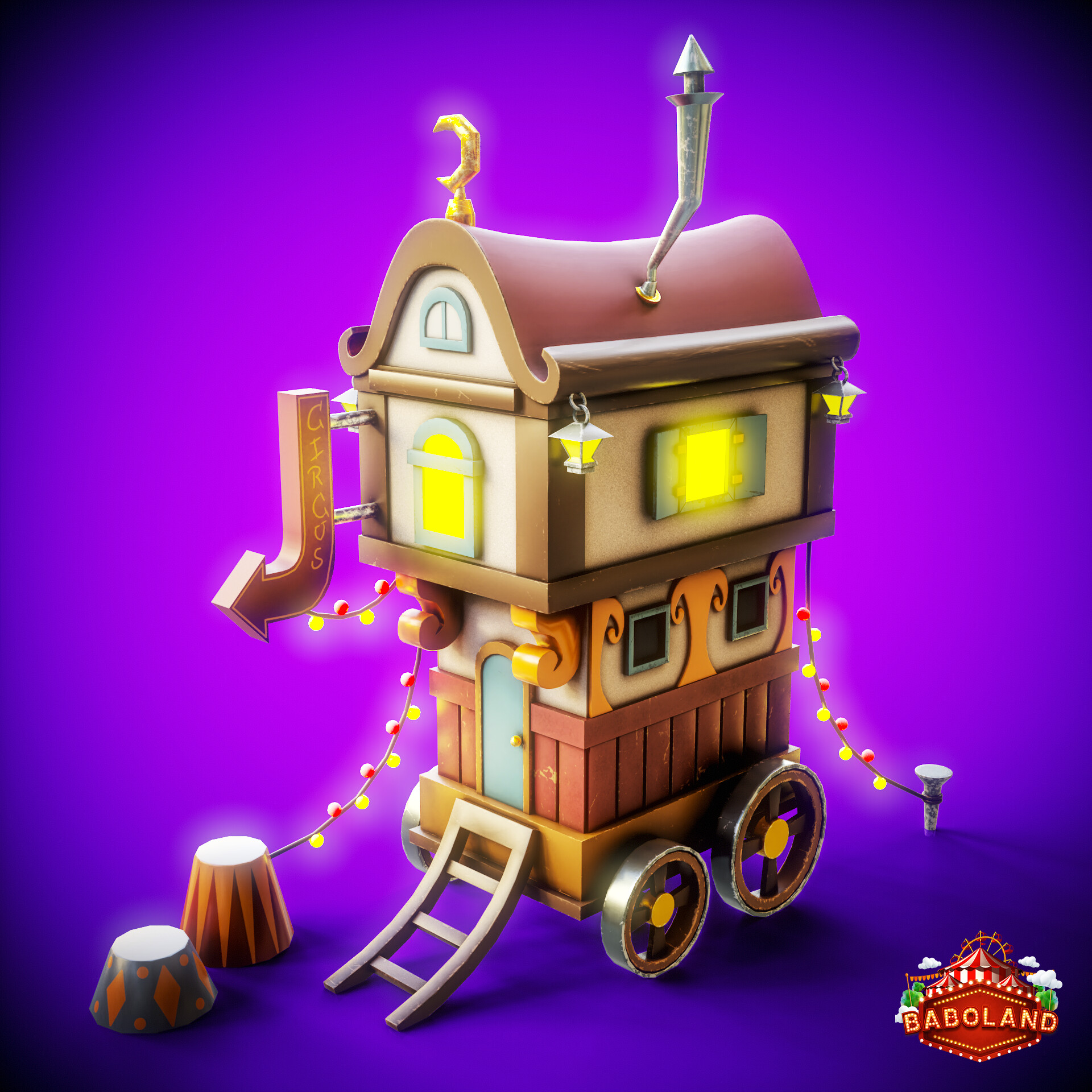 ArtStation - Circus Caravan