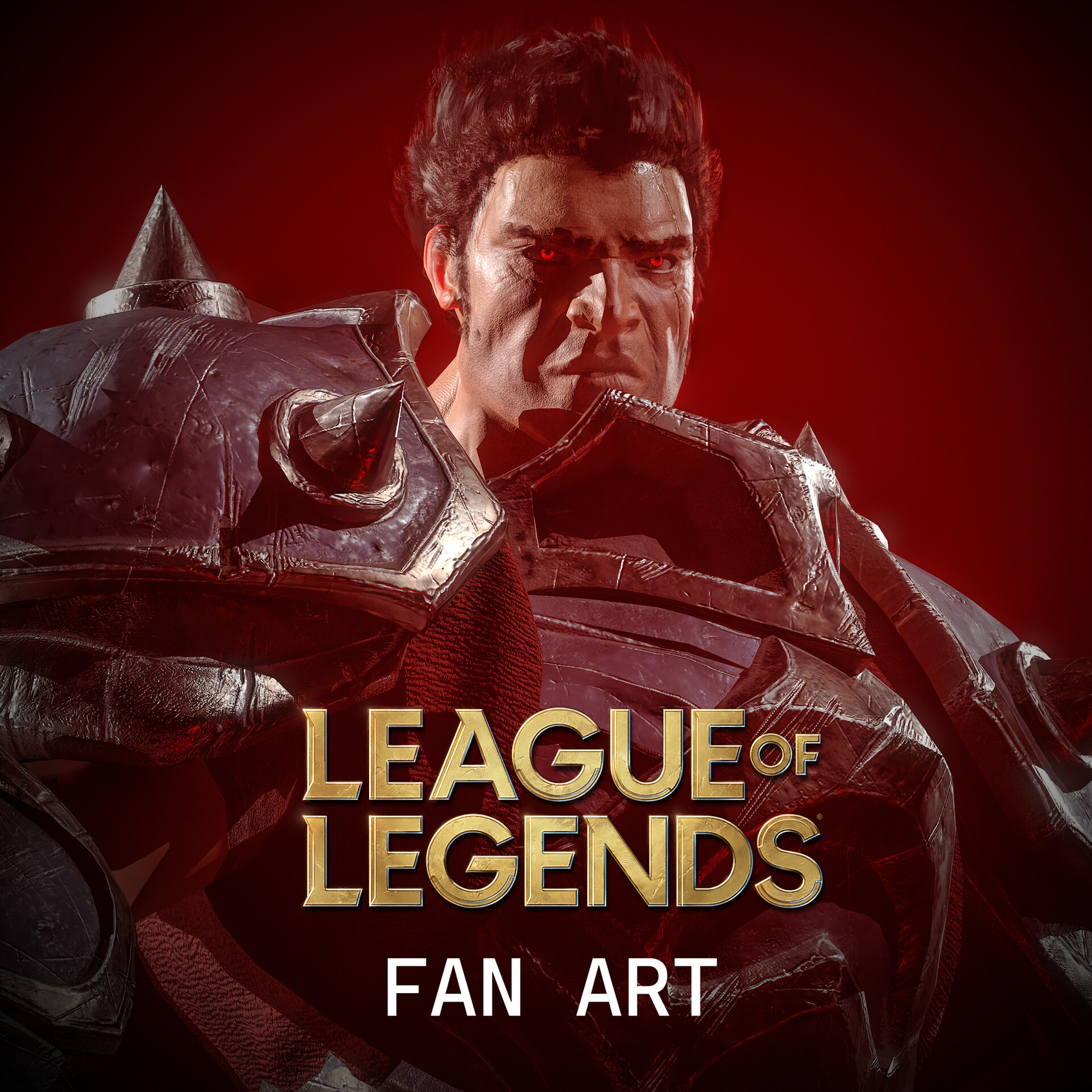 ArtStation - League Of Legends : Darius Fan Art [ 3D Character Modeling ]