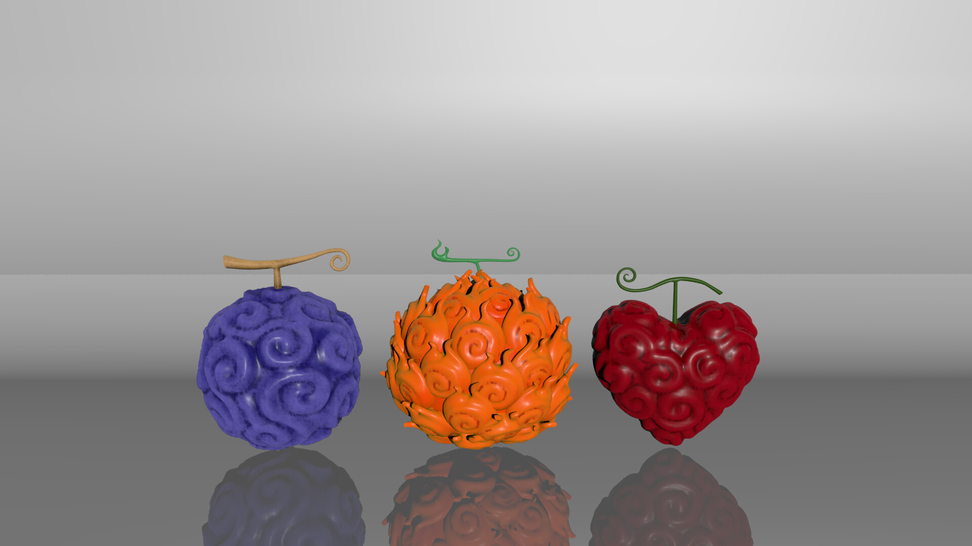 ArtStation - One Piece - Devil Fruits / Akuma no mi