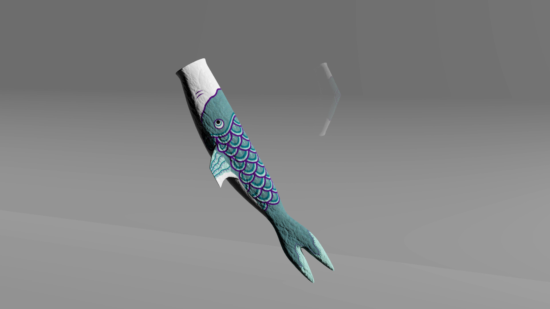 ArtStation - Fish kite / koinobori / carp streamer