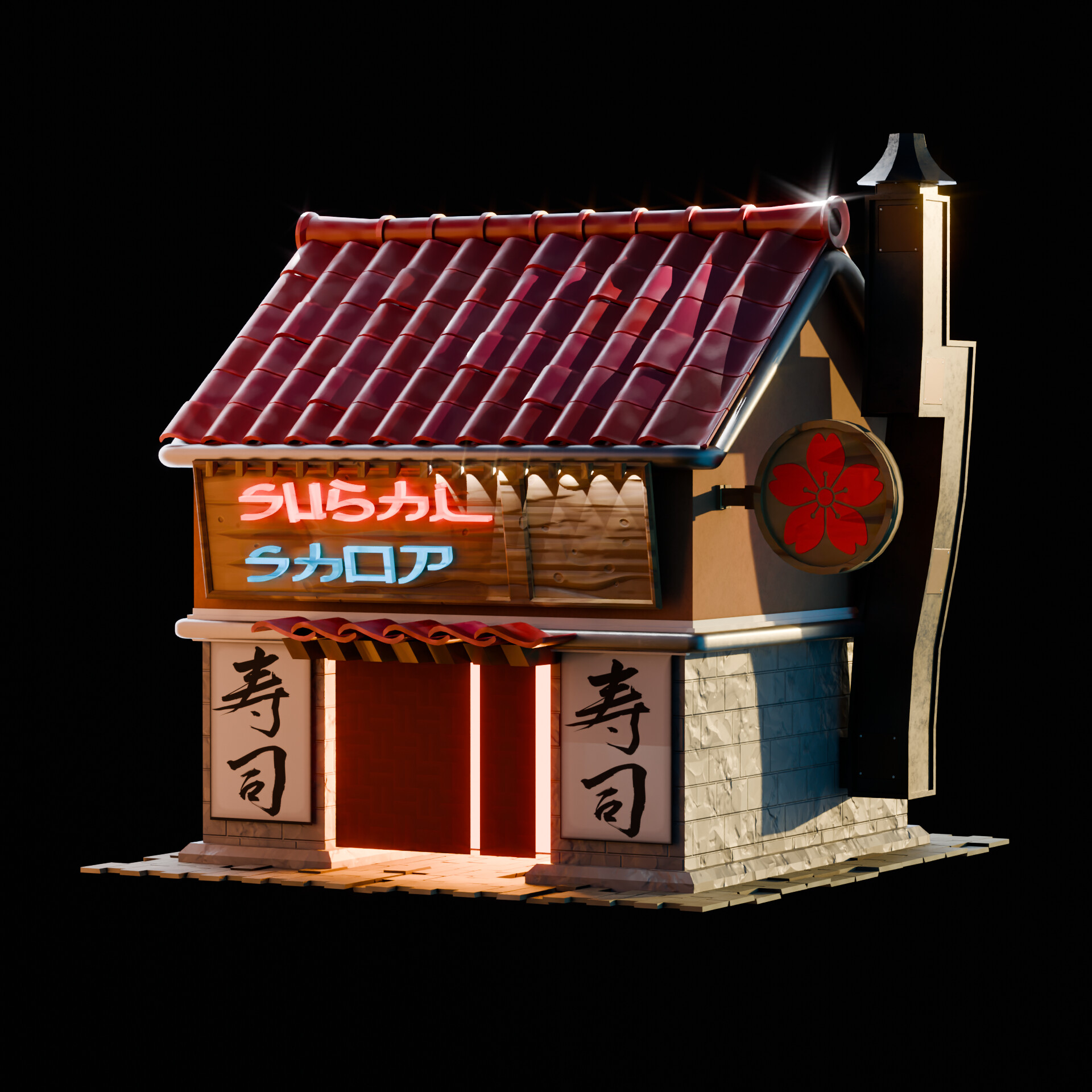 ArtStation - Sushi Shop