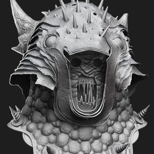 ArtStation - Scary helmets