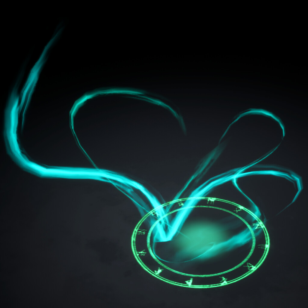 ArtStation - Healing AoE Spell VFX