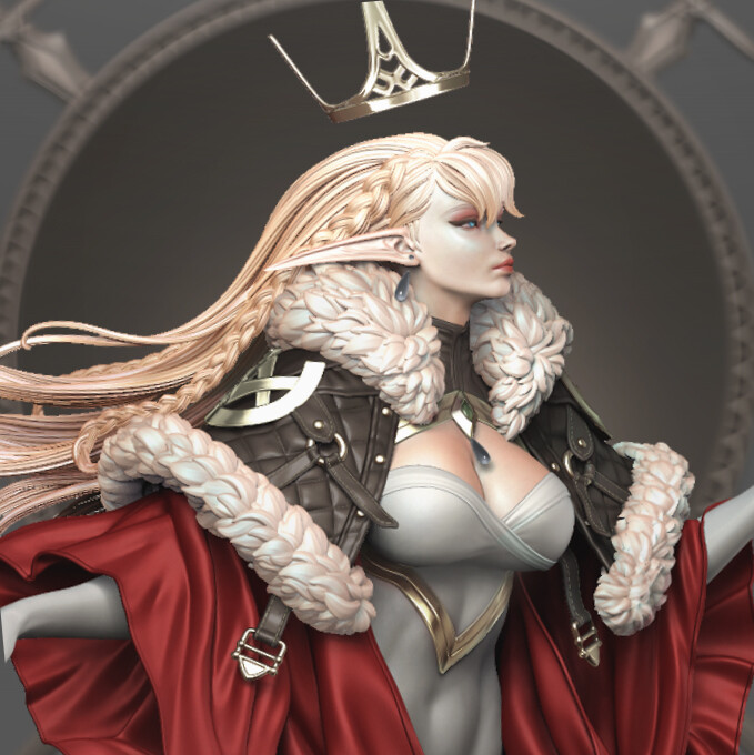 ArtStation - Elegant Duchess (Zbrsuh practice 02)