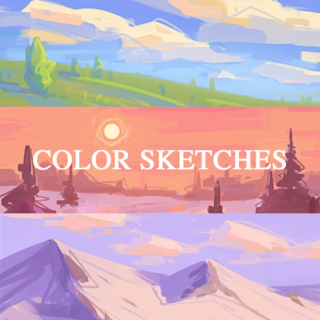 ArtStation - Color sketches