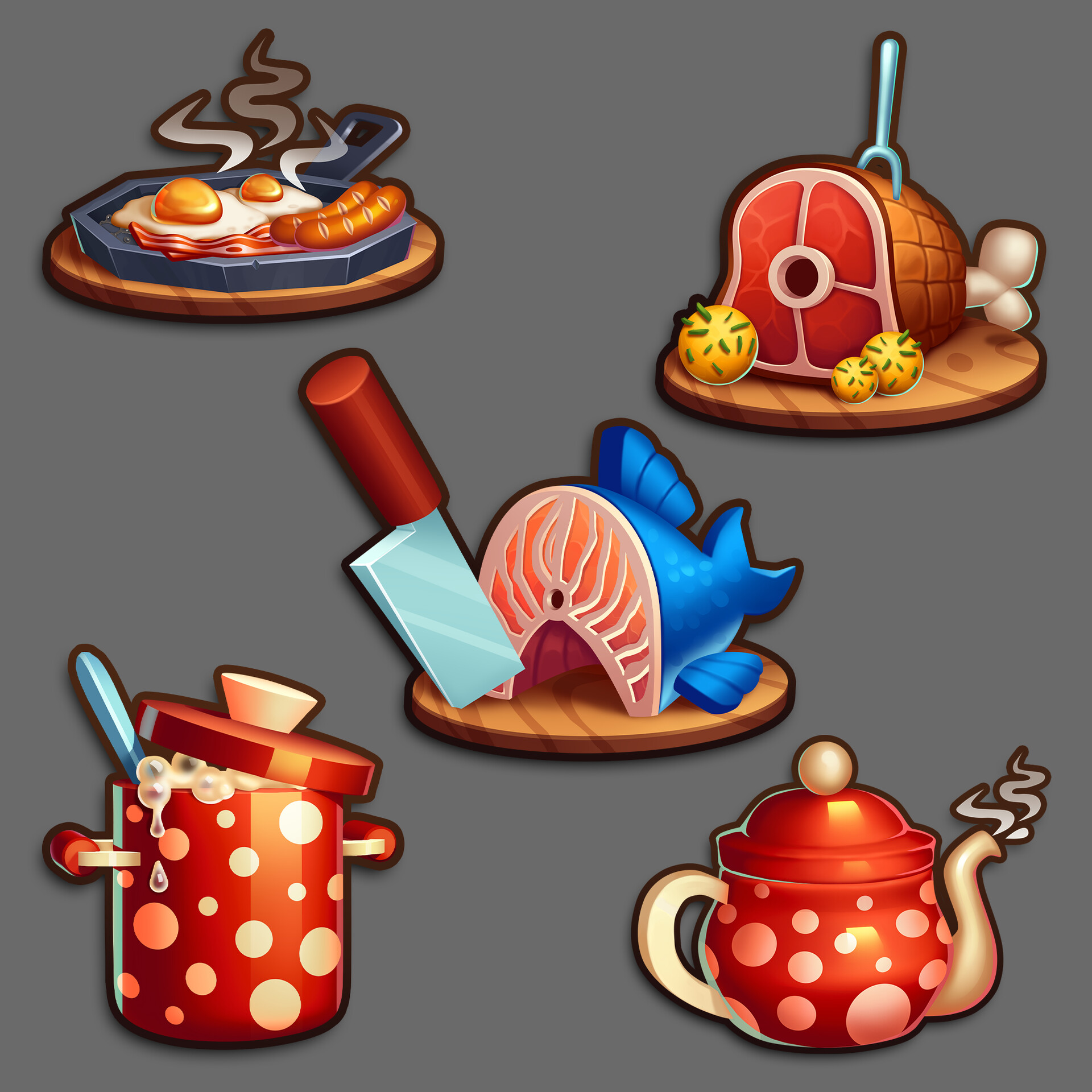 ArtStation - Delicious icons