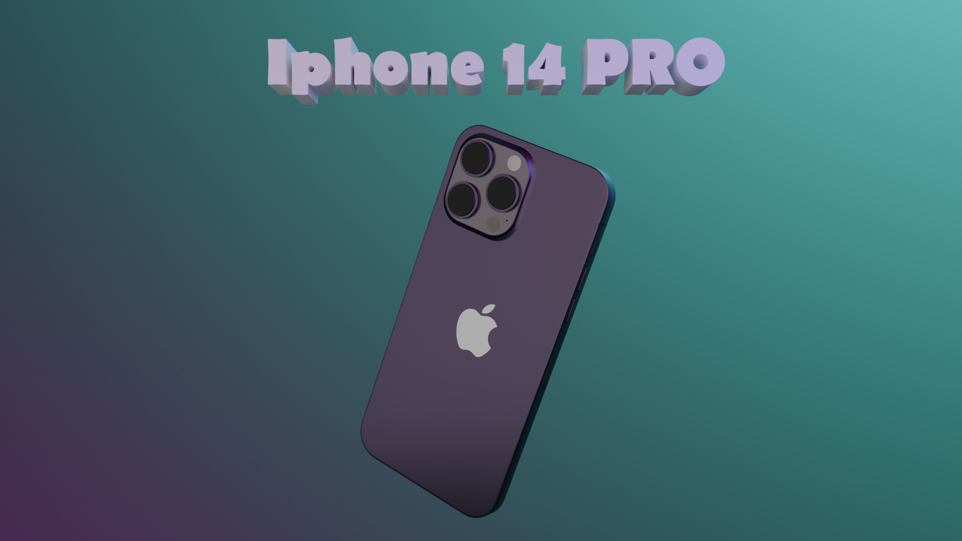 ArtStation - Iphone 14 Pro 3D Model