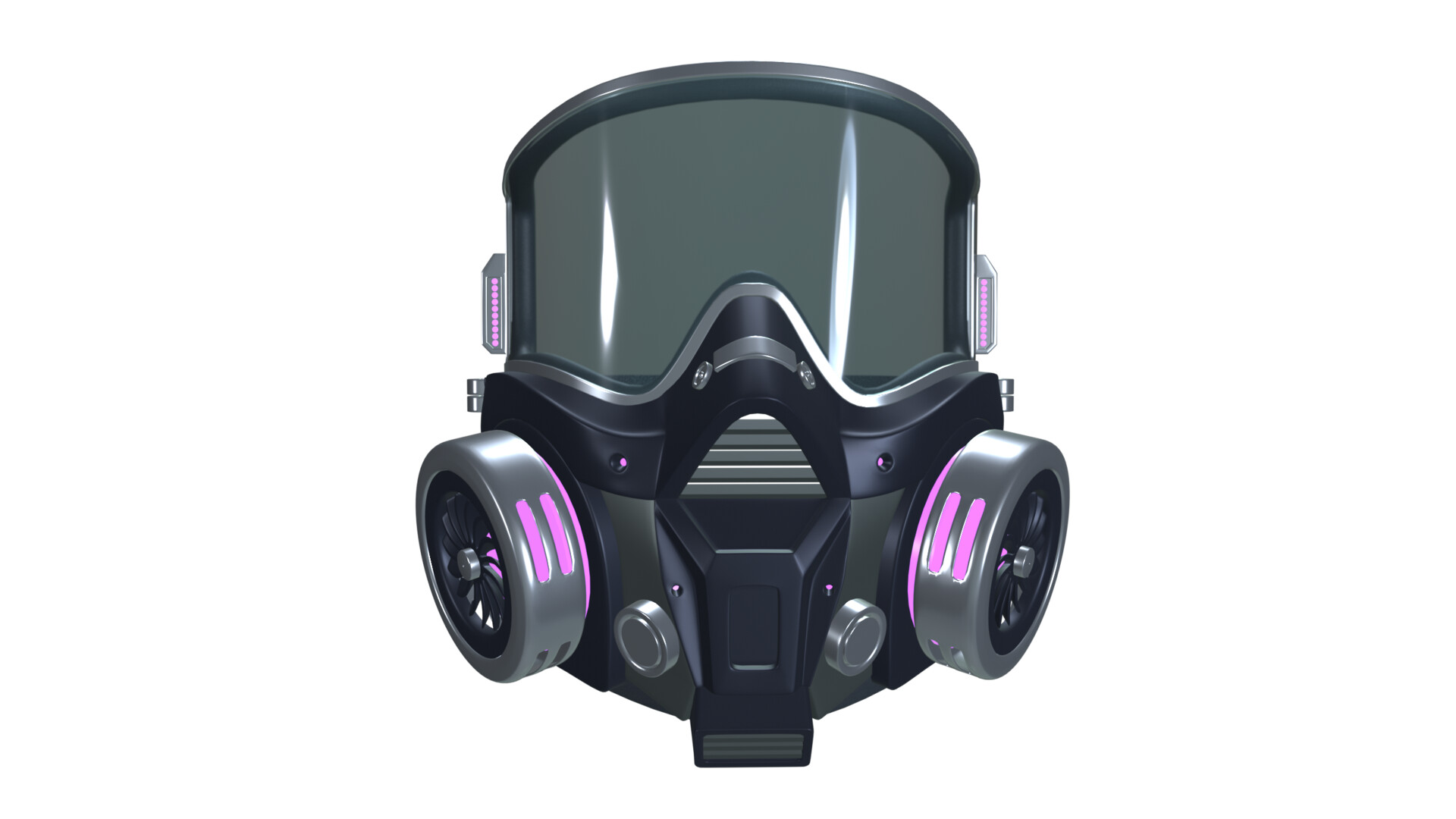 ArtStation - Cyberpunk 2077 Gas Mask 3D Model