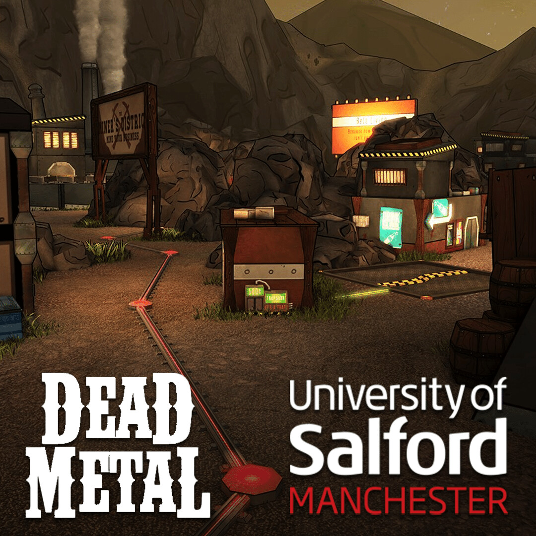 ArtStation - DEAD METAL - Level - Whitefalls Miner's District